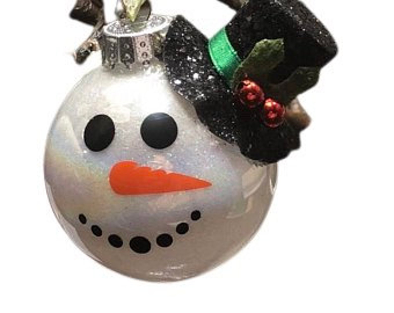 Snowman Christmas Ornament Snowman Ornaments Christmas - Etsy