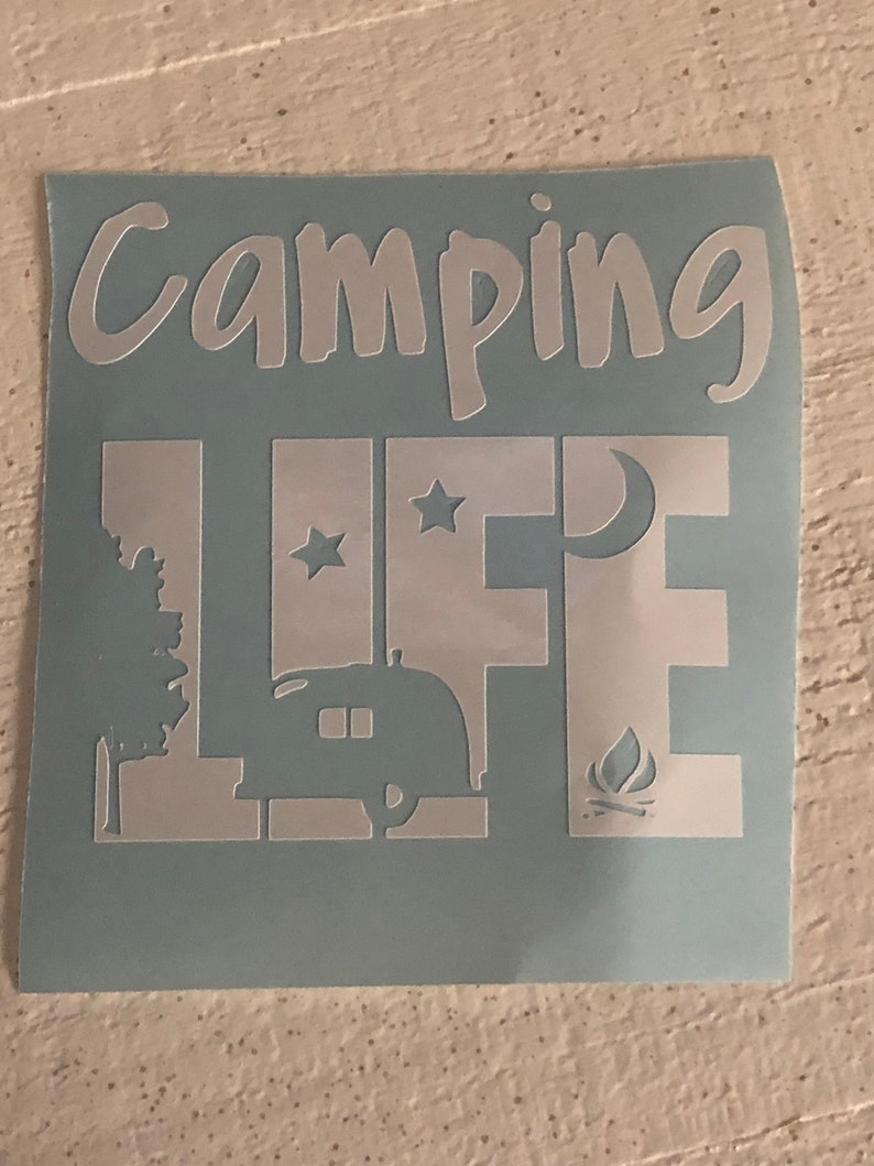 Camping decal camper decal tent decal outdoors car | Etsy
