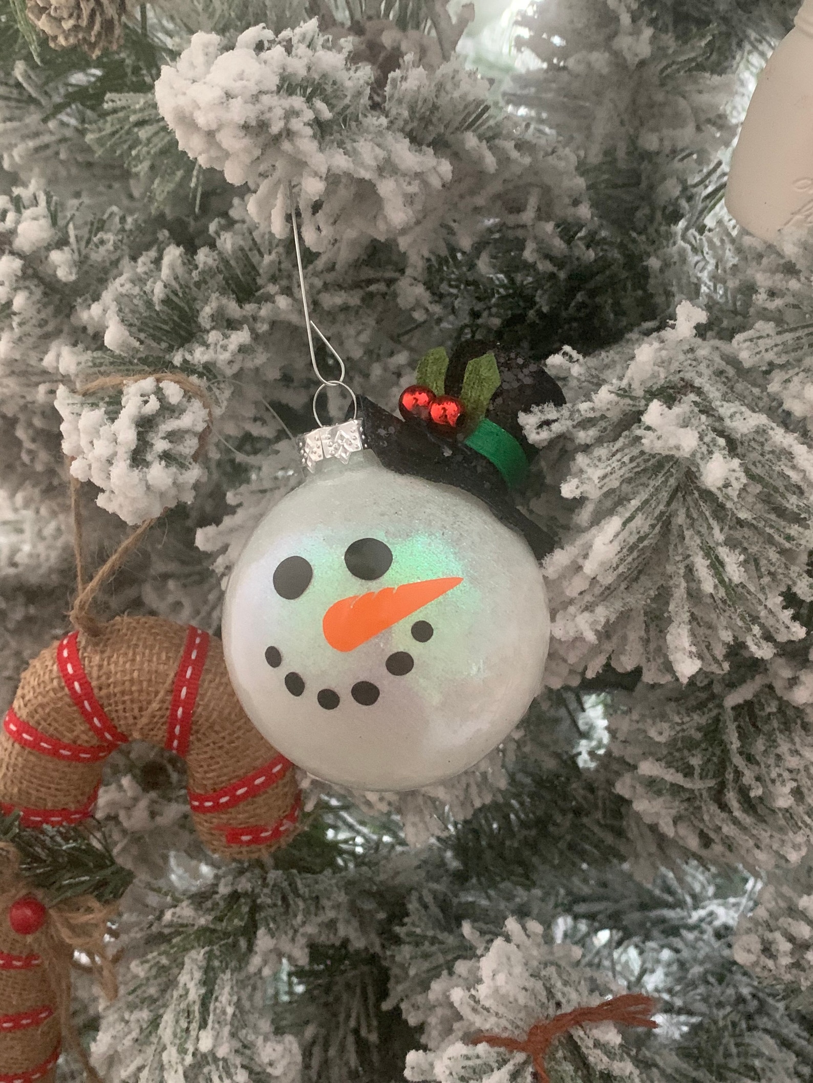 Snowman Christmas Ornament Snowman Ornaments Christmas - Etsy