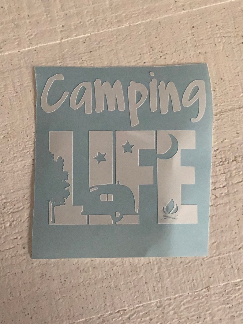 Camping decal camper decal tent decal outdoors car | Etsy