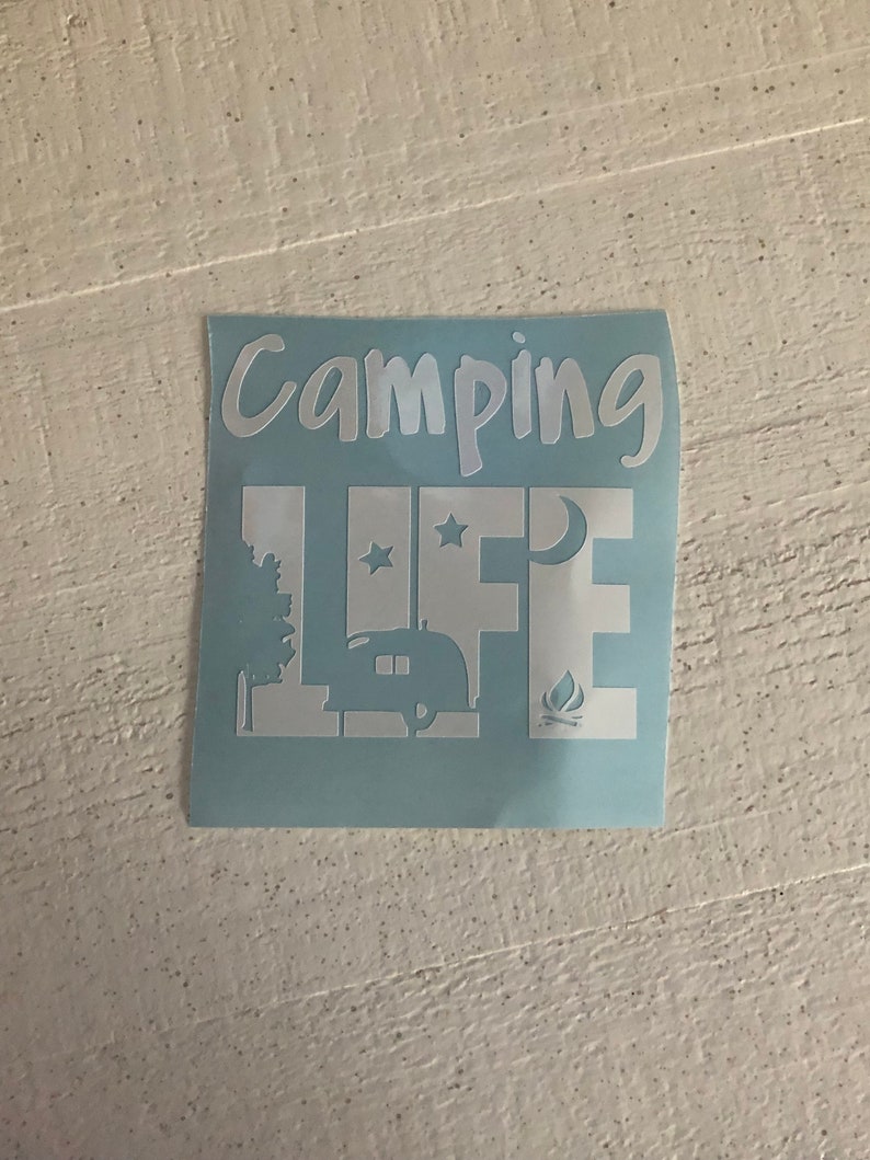 Camping decal camper decal tent decal outdoors car | Etsy