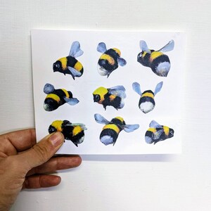 Save the Bees 9 Bumble Bee Wall Stickers / Window, Car Decals Bumblebee ...