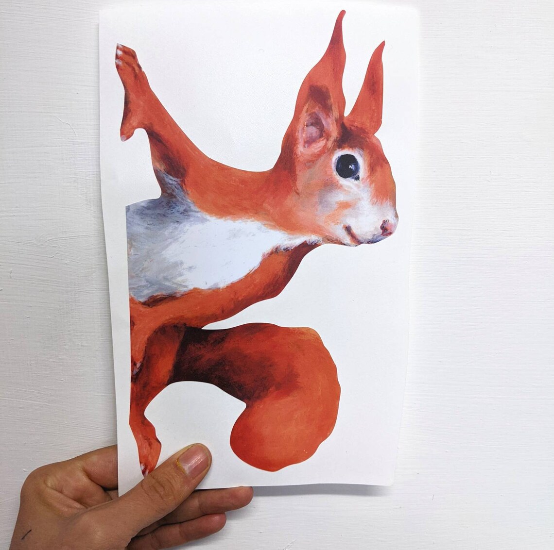 Peeping Squirrel Wall Decal Woodland Stickers for Walls and - Etsy