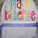 Monogram Applique School Backpack, Personalized Bookbag, Personalized ...