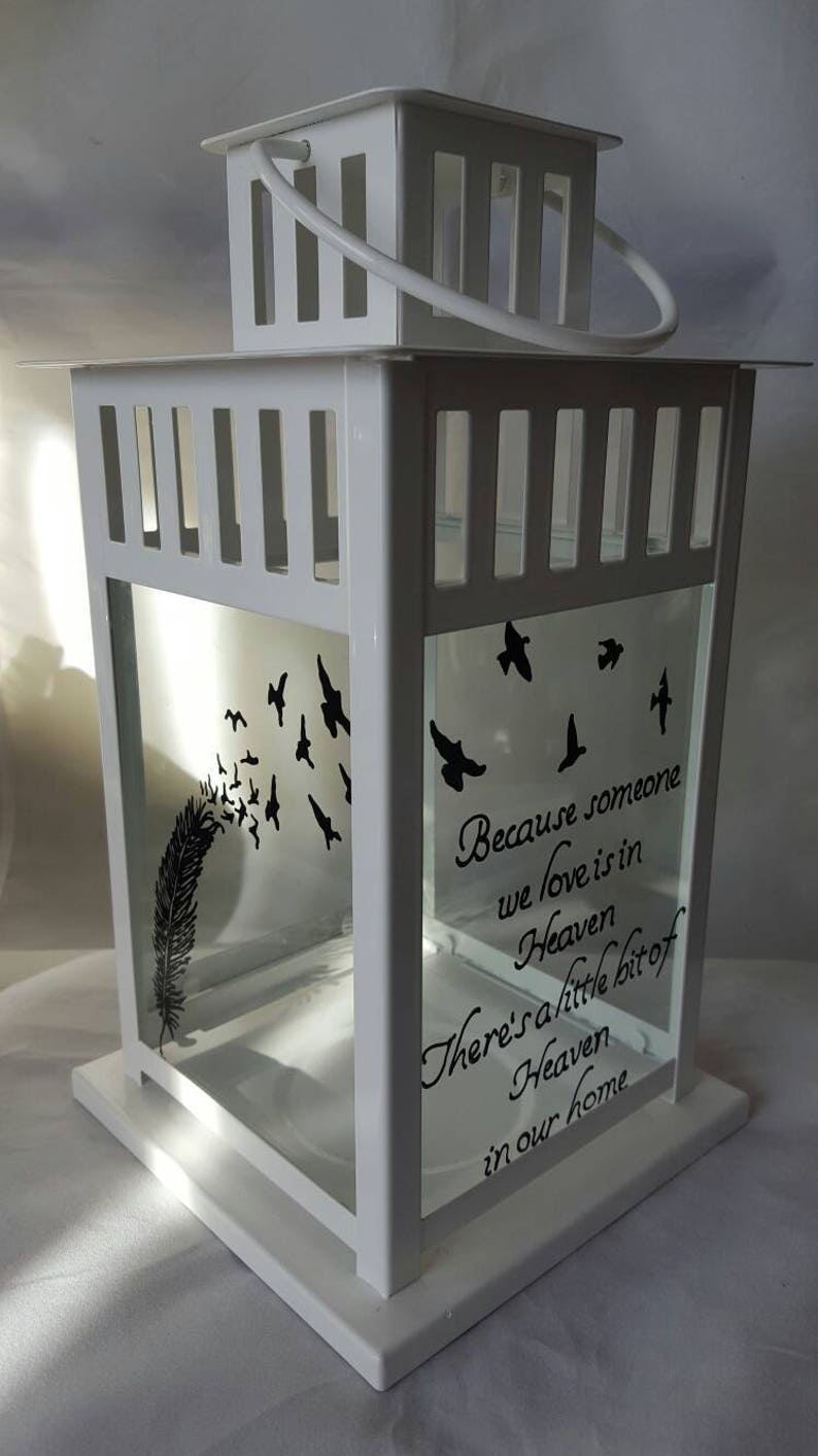Memorial Lantern, Candle Lamp, Remembrance Light, Loss of a Loved One ...