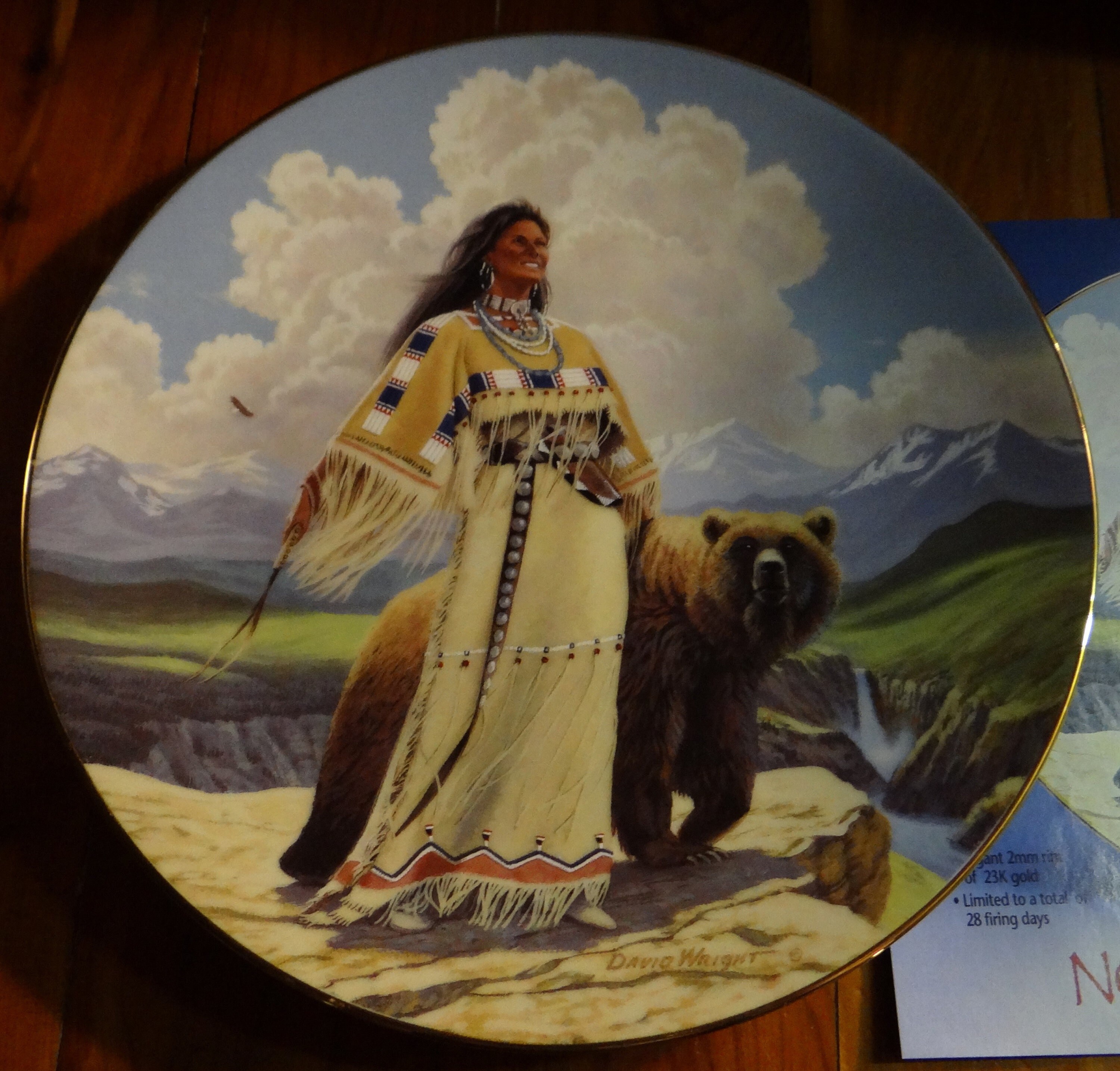 Vintage Art Plate Noble Beauty by Daniel Wright 1993 Hamilton ...