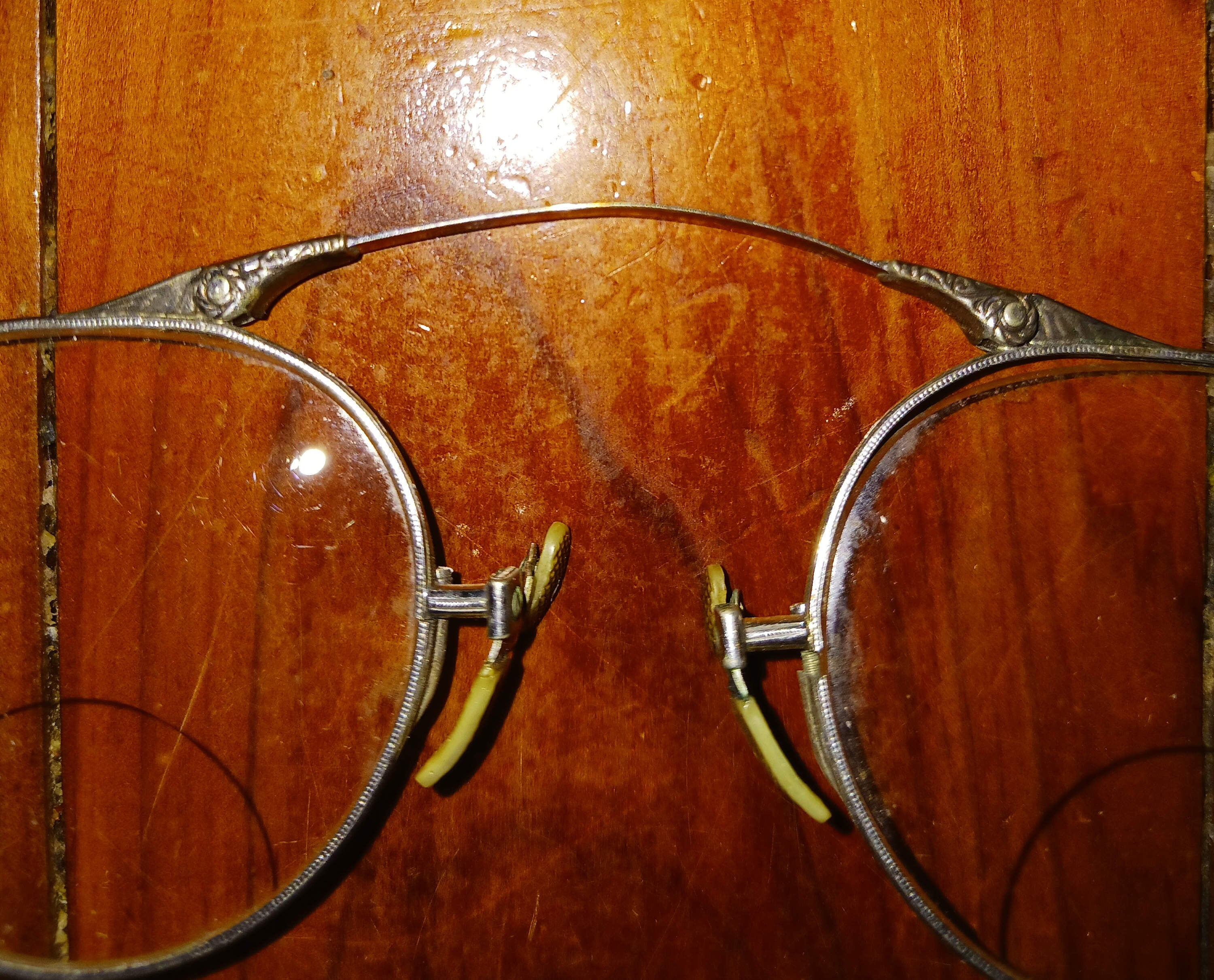Antique Pair of Pince Nez Glasses Frames Memphis Optical Dispensary ...