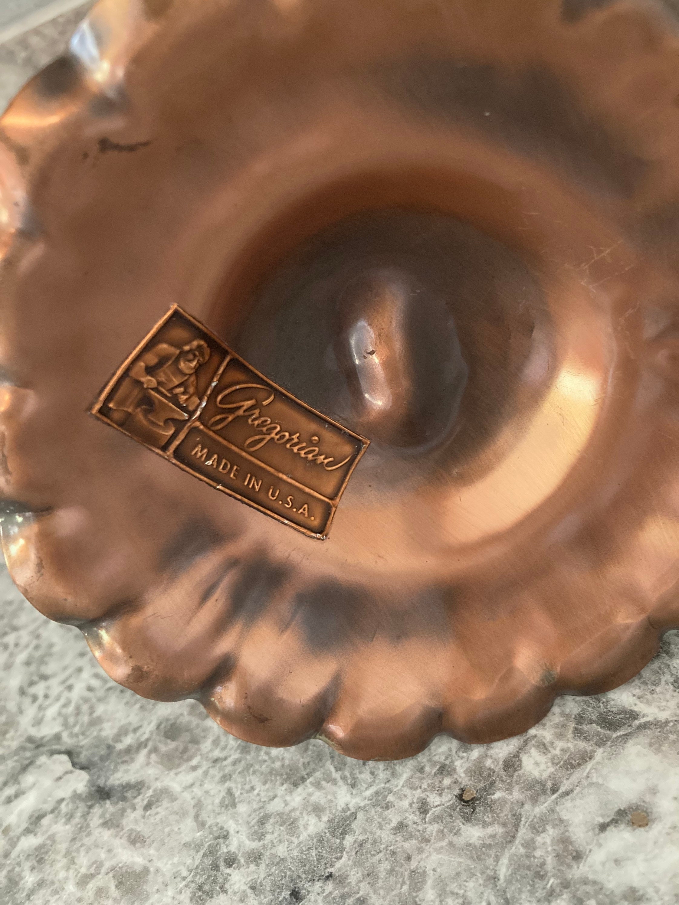 Vintage Copper Gregorian Candle Holder Decor - Etsy