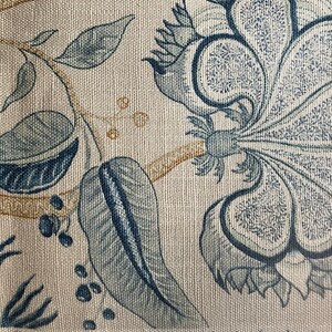 Colefax and Fowler / Fabric by the Yard / Cowtan and Tout / Colmar Blue ...