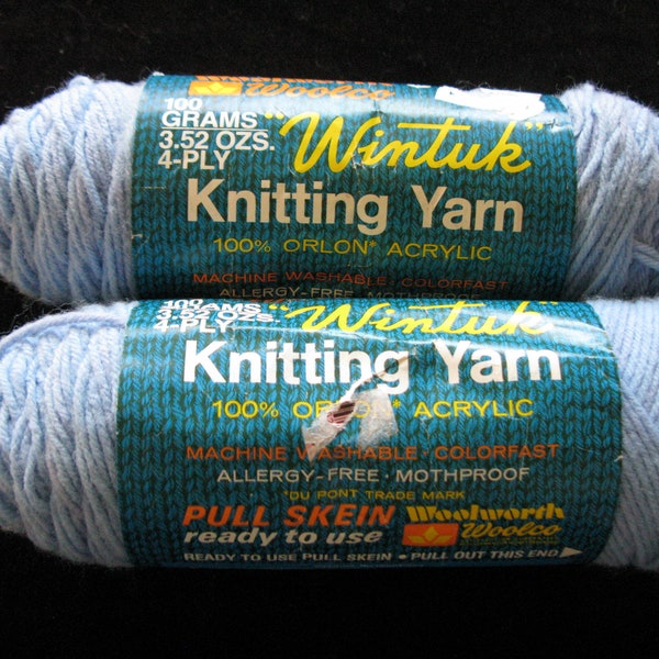 Wintuk Blue Yarn - Etsy