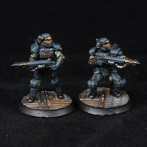 Rundsgaard Multi-melta Elite Creed Guard, Infanterie Impériale, Empire ...