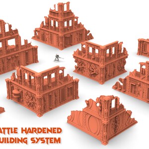 Damocles Industrial Buildings Modular Buildings Easy to Build Ruins WTC ...