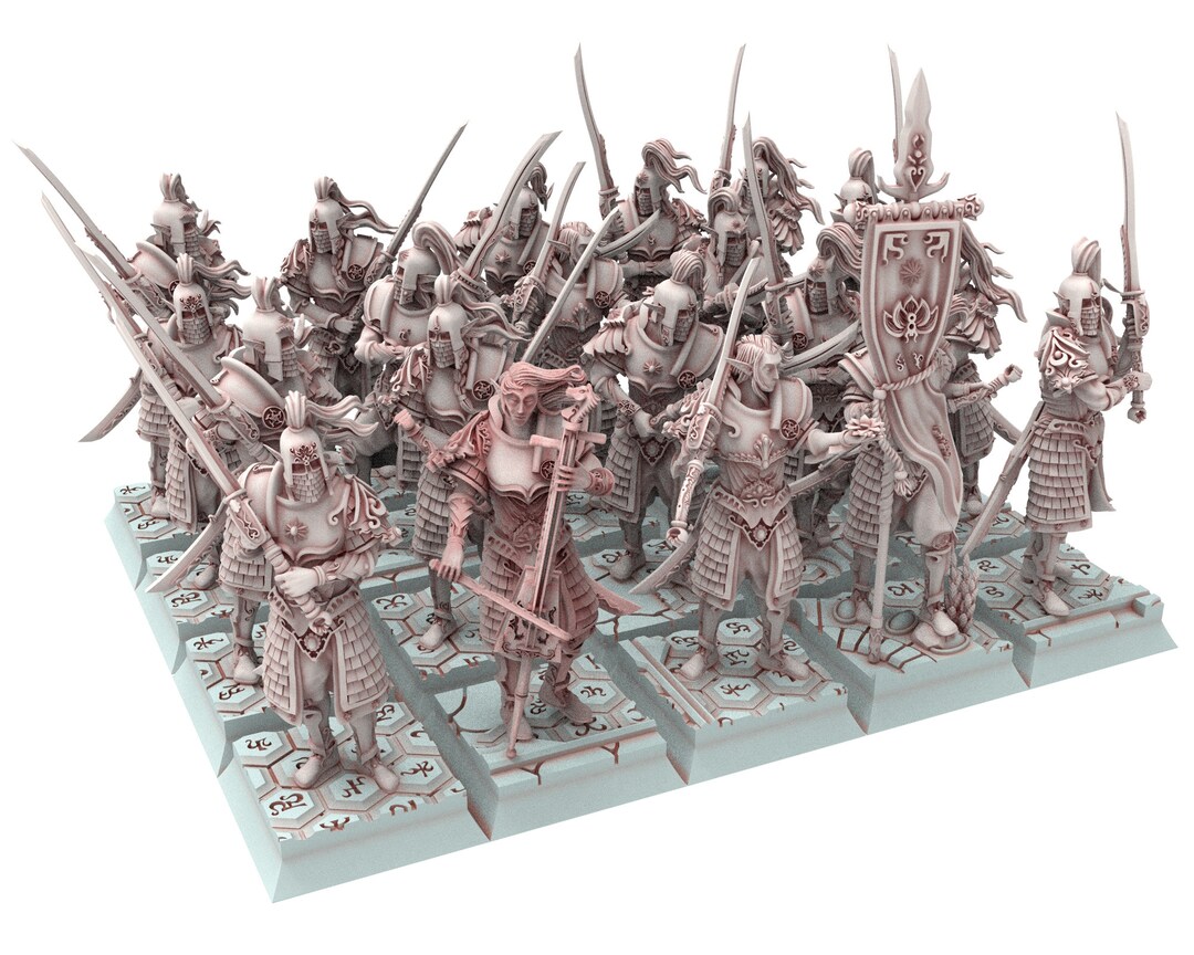 Hight Elves 28mm Sword Masters, Fantasy Elves, Insular Kingdom Usable ...