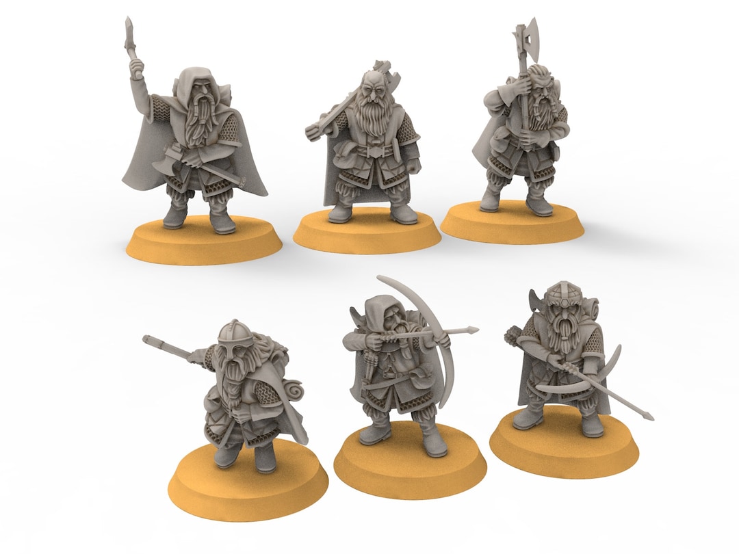 Dwarves Mountain Ranger Company, the Dwarfs of the Mountains, for Lotr ...