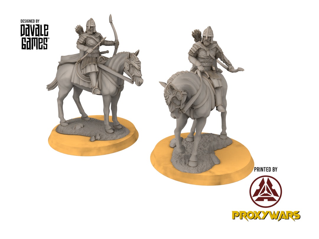 Rohan West Human Outriders Mounted, Knight of Rohan, the Horse-lords ...