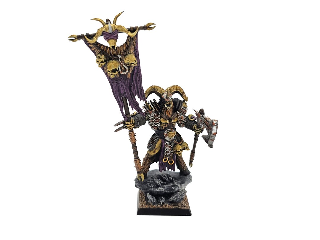 Beastmen - Champion Banner Beastmen Warriors of Chaos - Etsy