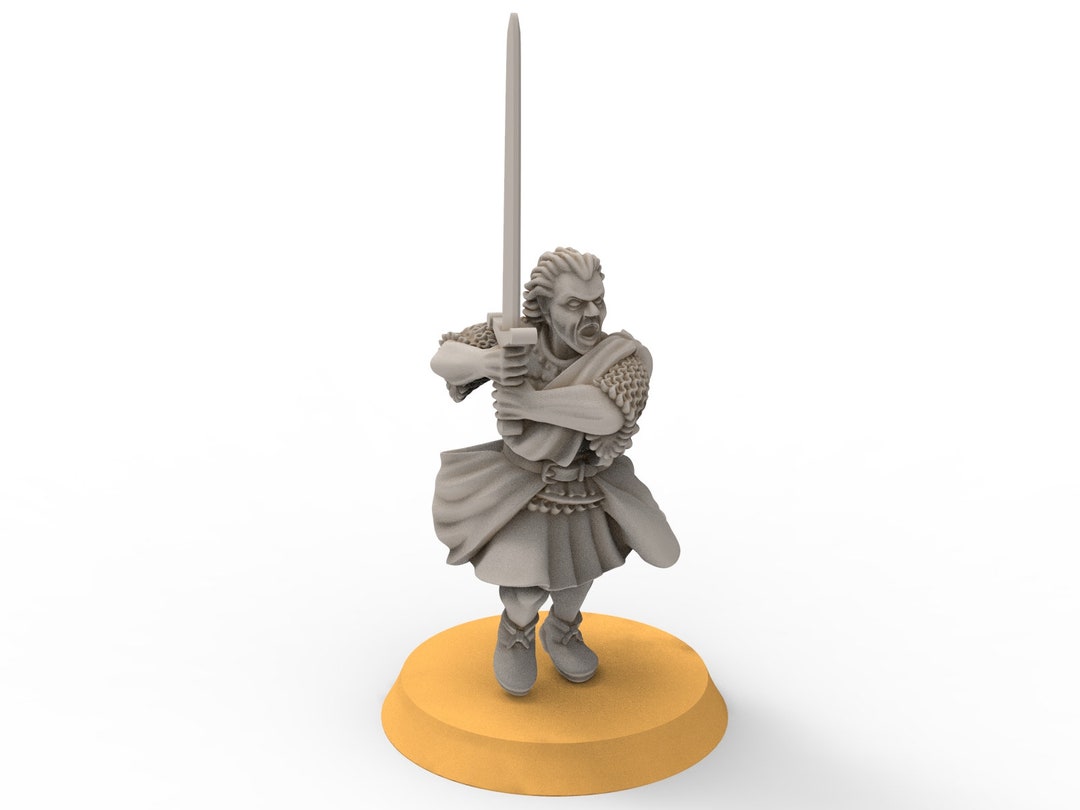Gandor - Fief Levy Clan Men Warrior Leader Highlander, Minis for ...