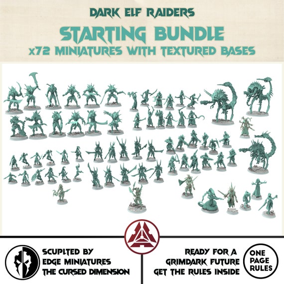 Dark Elf Raiders Starting Bundle torture sadistic masters - Etsy France
