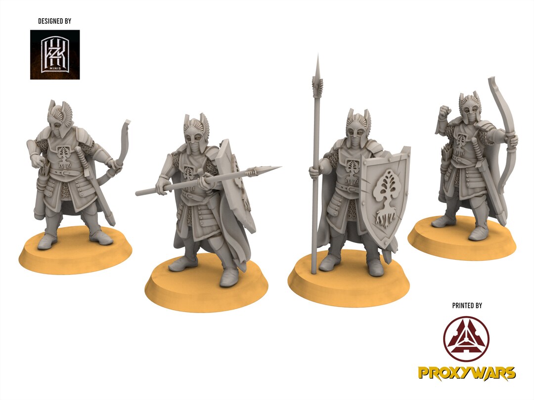 Gandor Guard of the Fountain, Defender of the City Wall, Miniature for ...