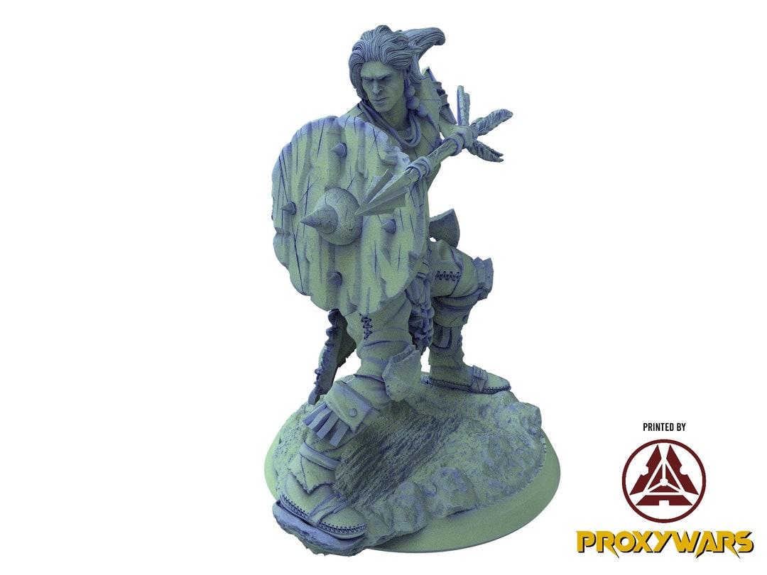 The Tribal Gathering Enemy Male Tribal Warrior 02, Fierce and Proud ...
