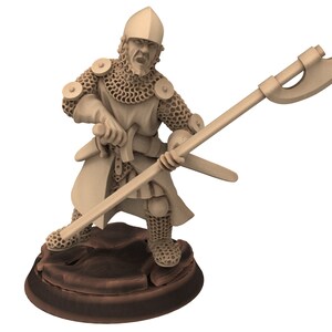 Medieval - Halberdier Captain, 13th Century Generic Men at Arms ...