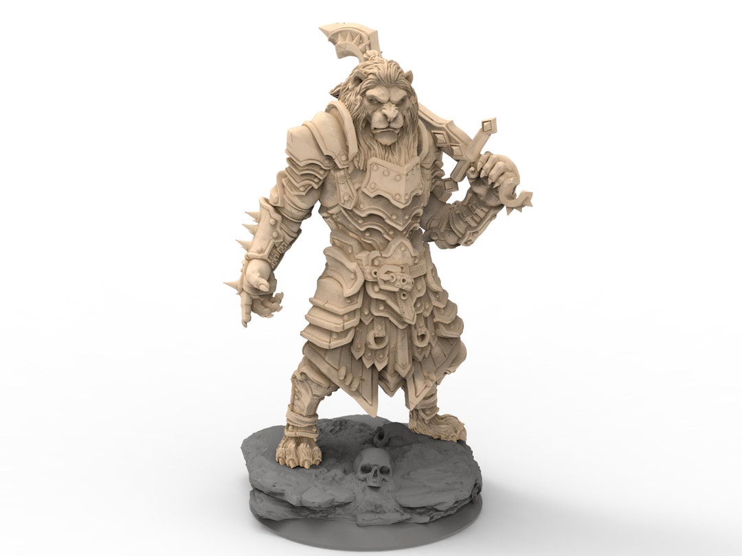 Humans - Eomar, Leonin Knight, for Wargames, Pathfinder, Dungeons ...