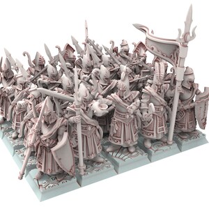 Hight Elves - 28mm Militia Army Bundle, Fantasy Elves, Insular Kingdom ...
