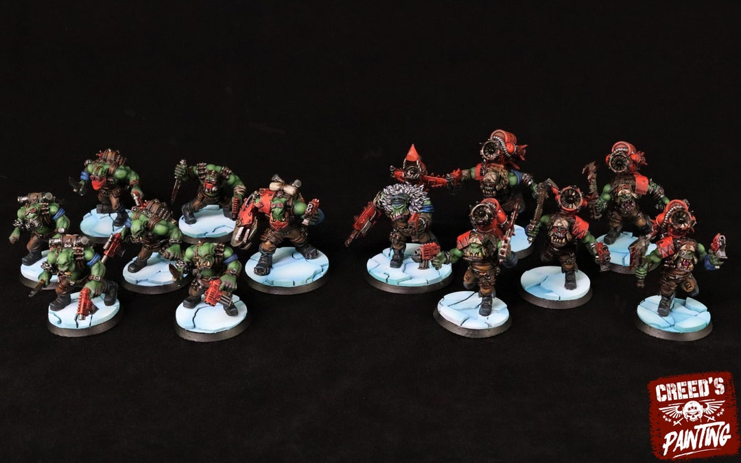 Green Skin Patrol Orc Tabletop Ready to Play - Etsy