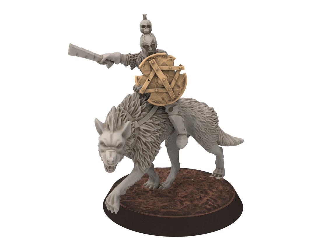 Orc Horde Orc Captain Mounted, Orc Warriors Warband, Middle Rings ...