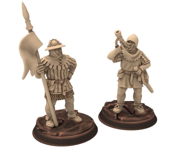 Medieval Men-at-arms Swordmen 12 to 15th Century Medieval - Etsy