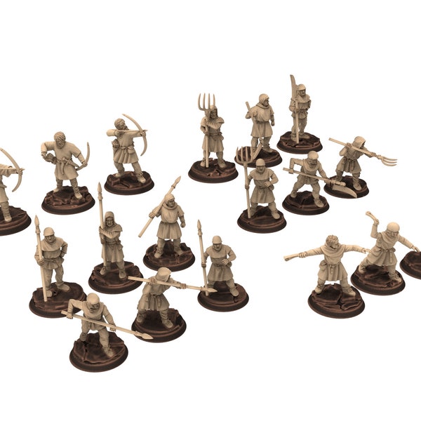 28mm Peasant Miniatures - Etsy