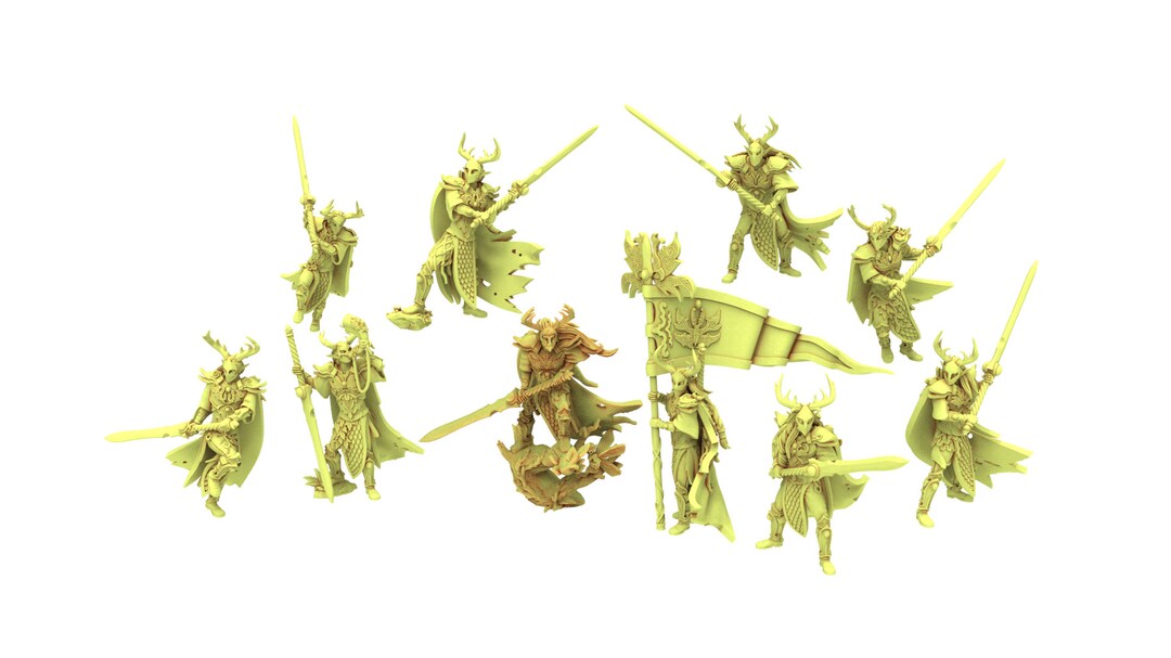 Sylvan Elves Forest Rangers, Forest Keeper, Nature's Defender - Etsy