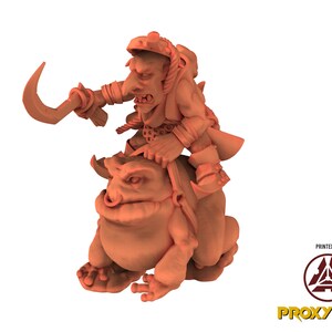 Orc & Goblin - Swamp Goblins Frog Riders V2, Usable for Oldhammer, King ...
