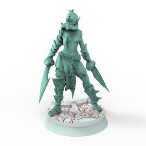Dark City Female Gladiators of the Arena Dark Eldar Drow - Etsy