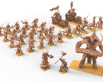 Beastmen Miniature - Etsy