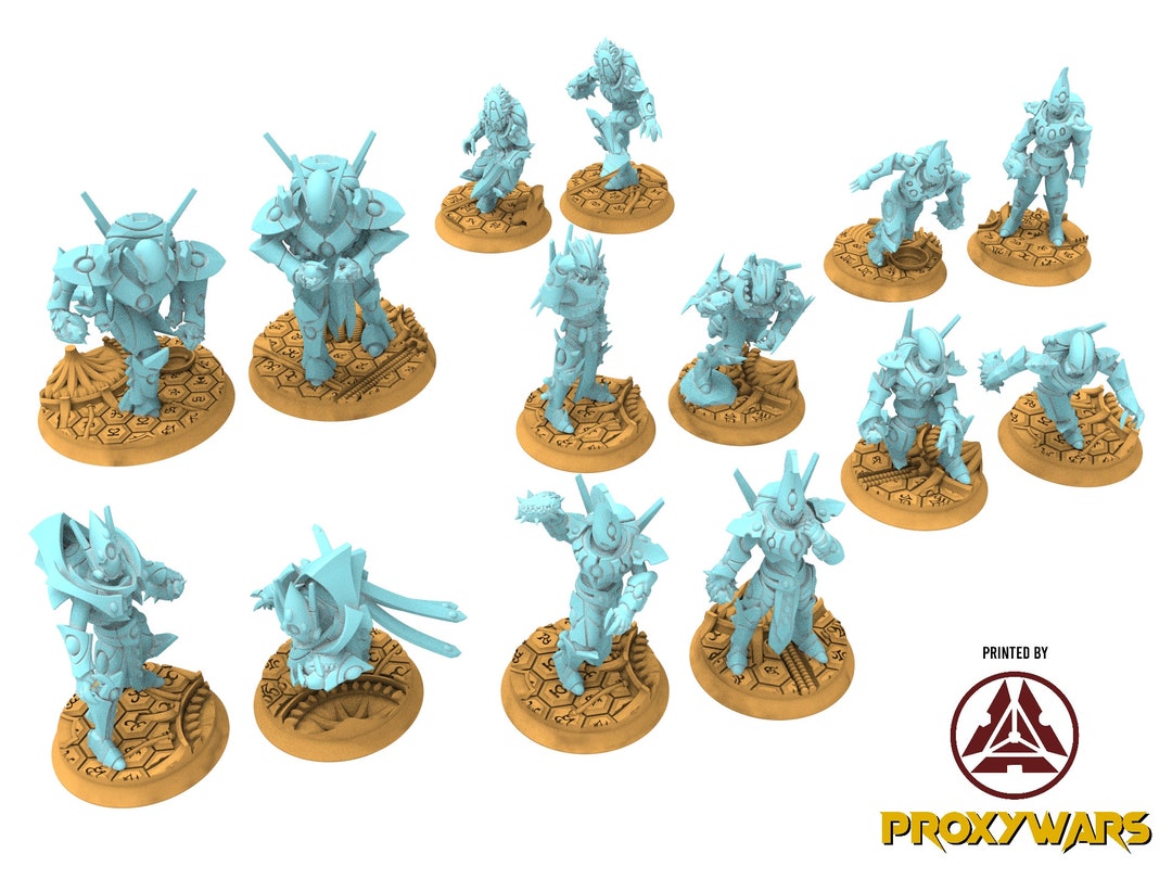 Space Elves Bundle Tech Elves Edge Miniatures, the Cursed Dimension - Etsy