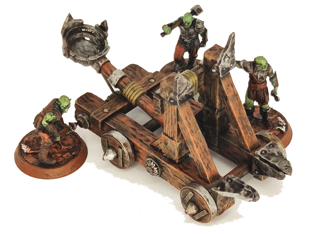 Orcs Horde Catapult Assault Orcs, Ruined City River Warband, Middle ...
