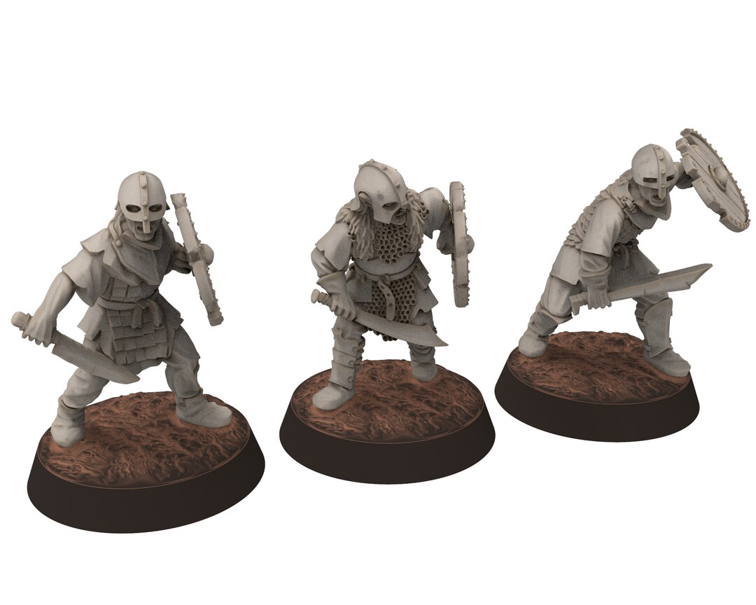 Orcs Horde Orcs With Swords Infantry, Orc Warriors Warband, Middle ...