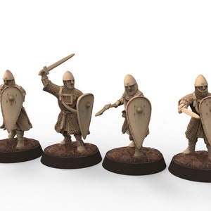 Medieval Norman Knights Riders, 11th Century, Norman Dynasty, Medieval ...