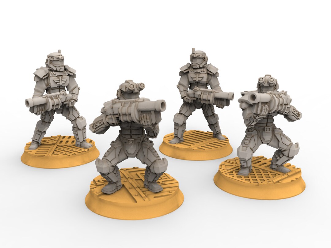 Rundsgaard - Grenade Launcher Elite Creed Guard, Infanterie Impériale ...