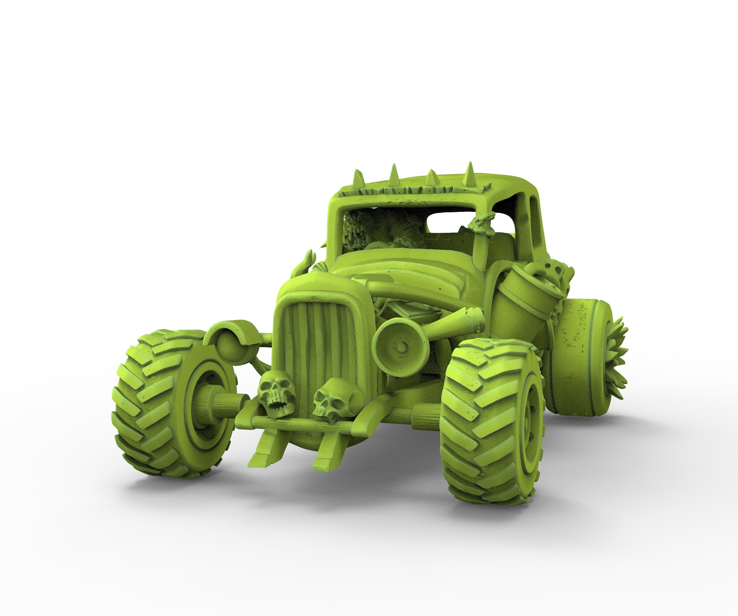 Green Skin Rat Rod Vehicle Orc Speed Cult - Etsy UK