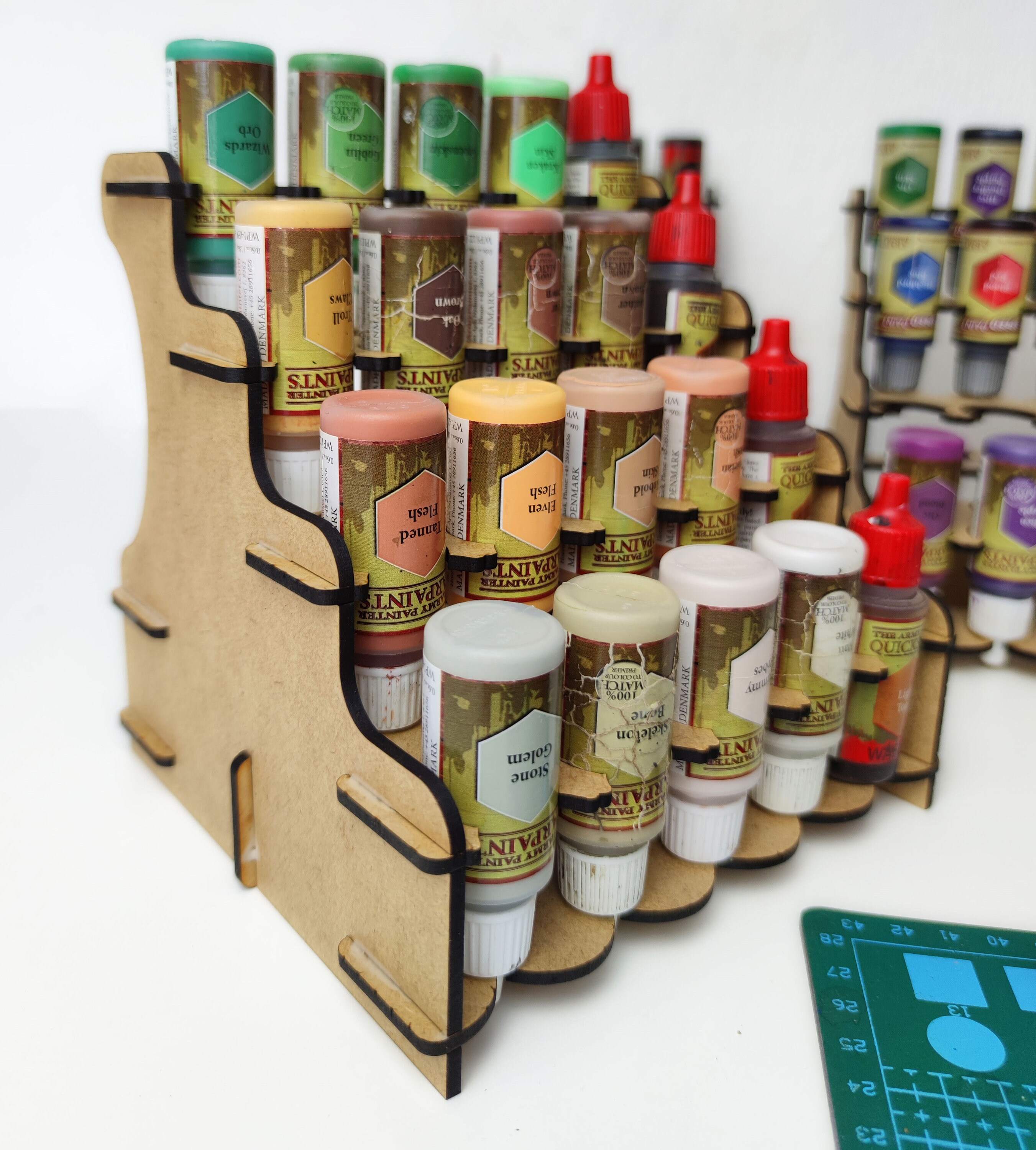 205 Slots Wooden Paint Rack for Army Painter 17ml Vallejo - Etsy