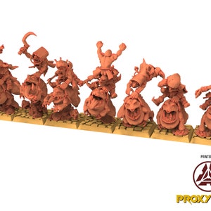 Orc & Goblin - Swamp Goblins Frog Riders V2, Usable for Oldhammer, King ...