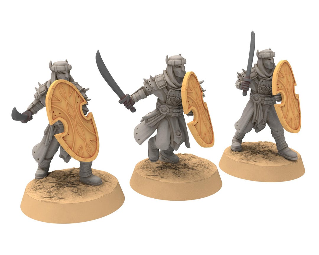 Harad X3 Modular Cobra Elite Warrior Sword & Shield Berber Nomads ...