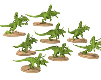 Velociraptors Raptors Dnd Monster Dinosaur Velociraptor 28mm ...