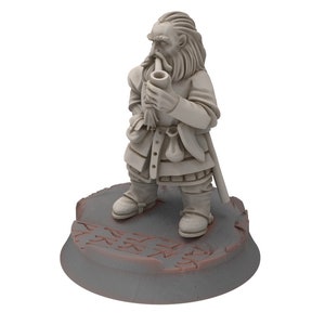 Dwarves Dwarf With Pipe, the Dwarfs of the Mountains, for Lotr, Medbury ...