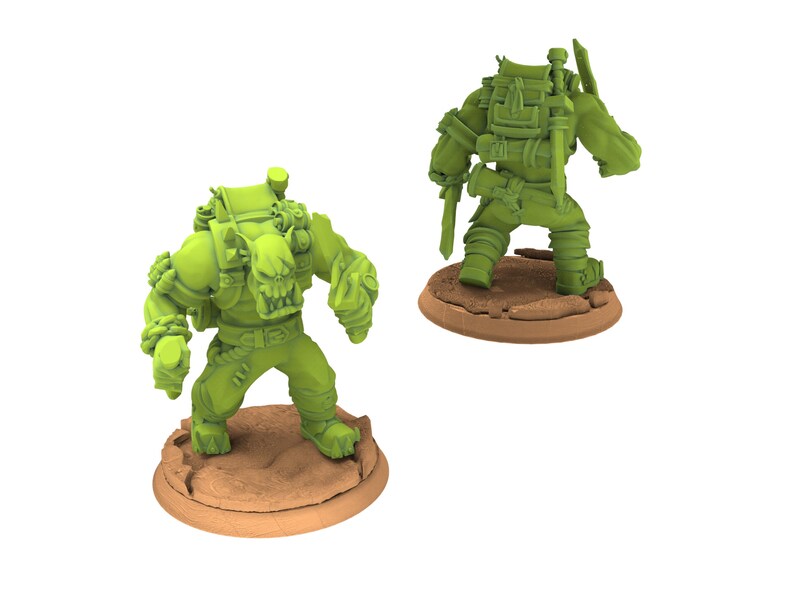 Green Skin Orc Kommando Modular Kit - Etsy