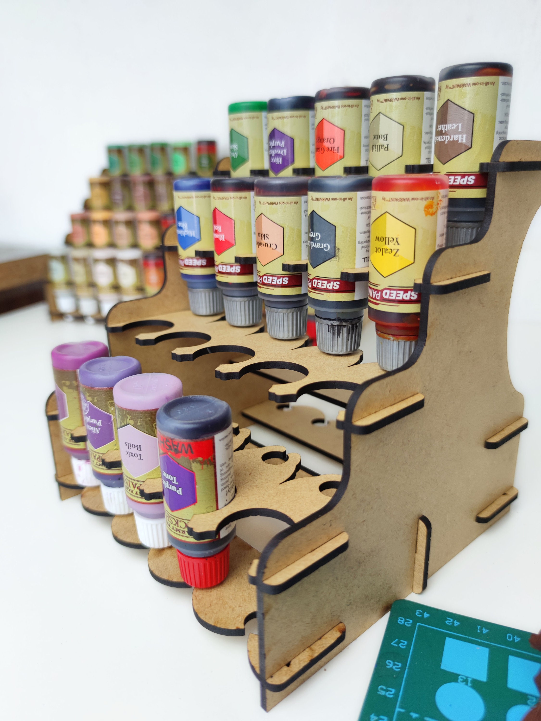 205 Slots Wooden Paint Rack for Army Painter 17ml Vallejo - Etsy