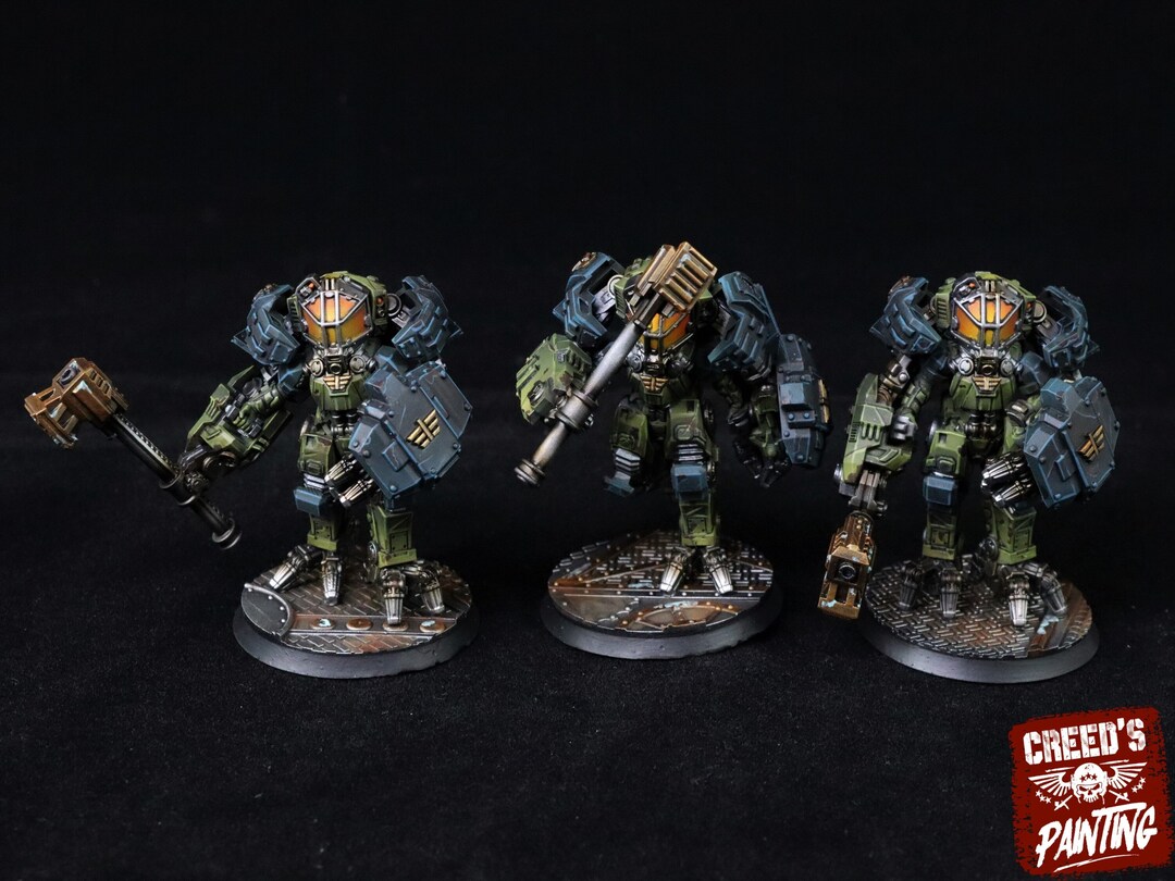Rundsgaard Orcus Exosuits, Imperial Infantry, Post-apocalyptic Empire ...