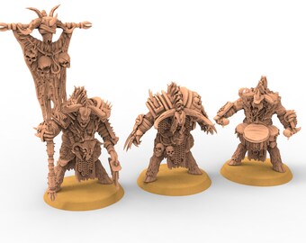 Beastmen Staff of Demolisher Minotaurs Beastmen Warriors of - Etsy